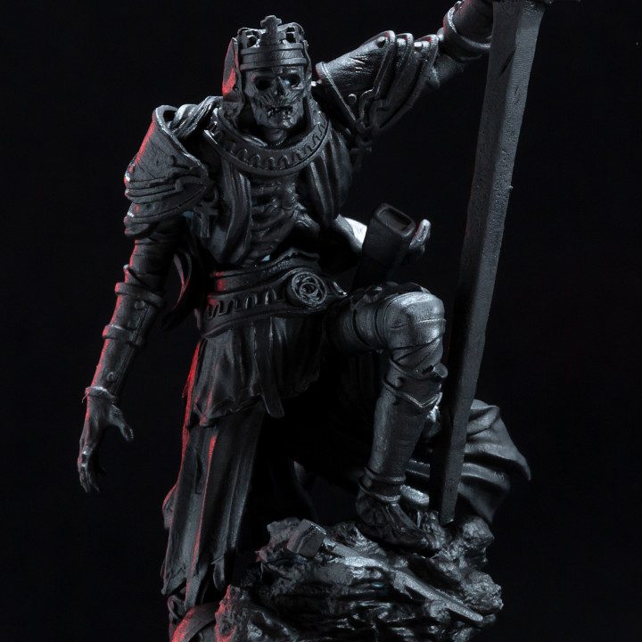 3D Print of Shadow Overlord - Death Knight by War King Miniatures