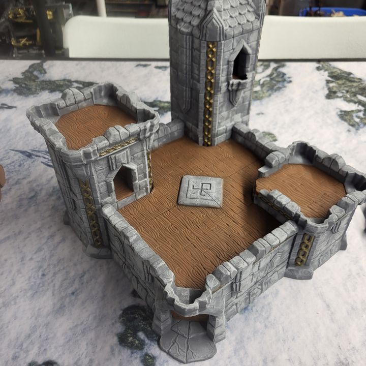 3D Print of Dwarf Settlement - Buildings by how2roleplay