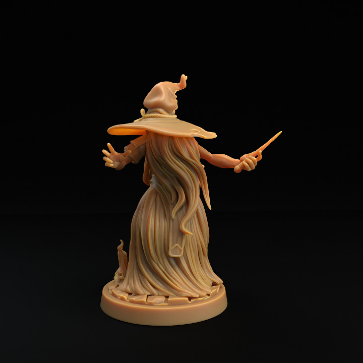 3D Printable Hair Wizards | PRESUPPORTED | Halloween Weird World by The ...