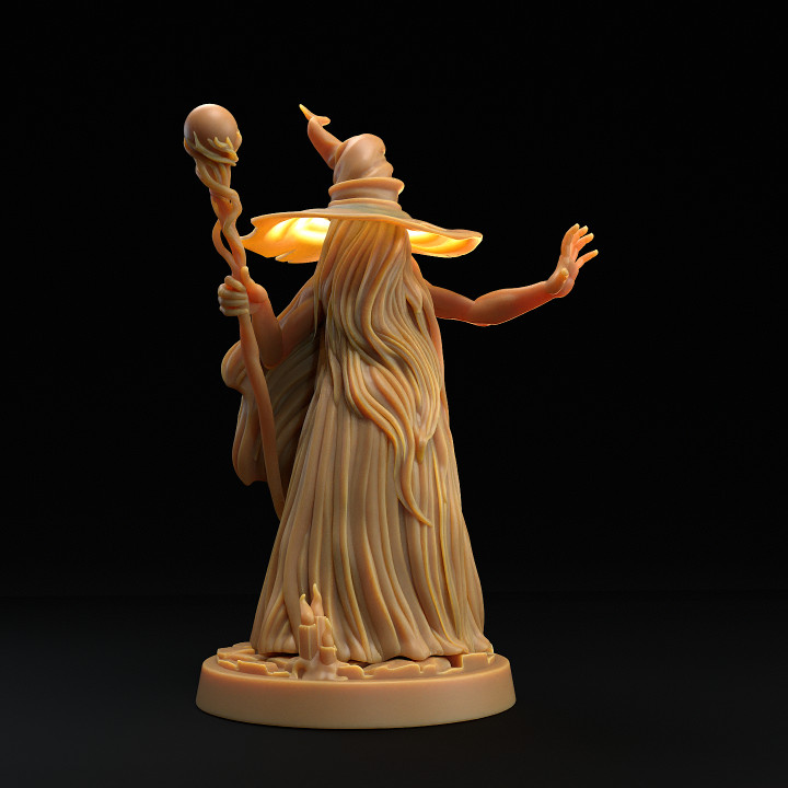 3D Printable Hair Wizards | PRESUPPORTED | Halloween Weird World by The ...