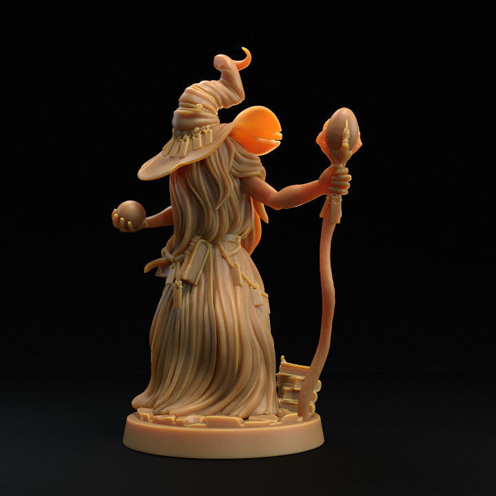 3D Printable Hair Wizards | PRESUPPORTED | Halloween Weird World by The ...