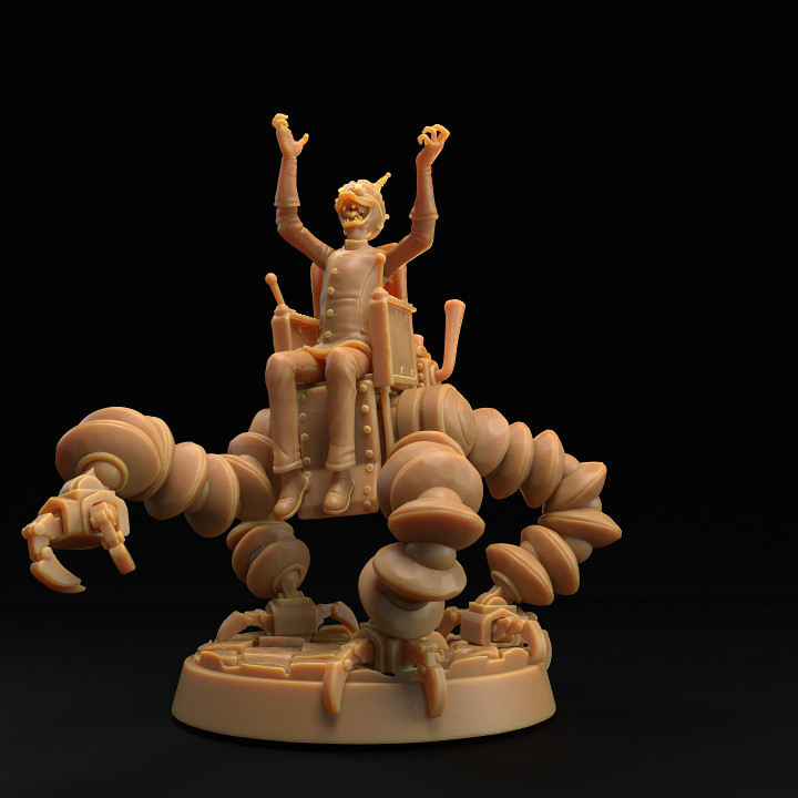 3D Printable Mad Scientist | PRESUPPORTED | Halloween Weird World ...