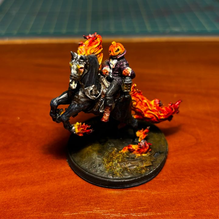 3D Print of FREE Headless Horseman on Nightmare | PRESUPPORTED | Dragon ...