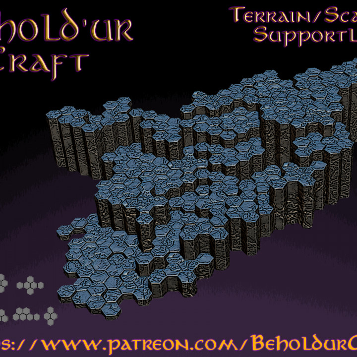 3D Printable The HEX set by Behold'ur Craft