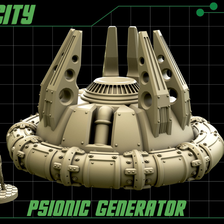 3D Printable Psionic Generator by LOOTgames