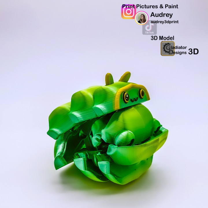 3D Printable Roly The Poly by Josh