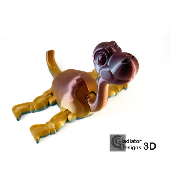 3D Printable Brontosaurus by Josh