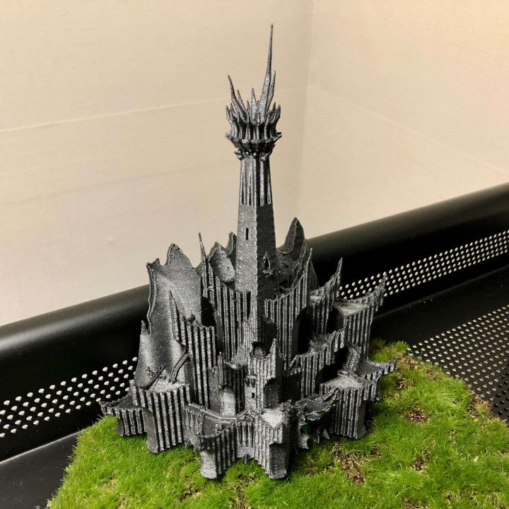 3D Printable Minas Morgul (Fortress of Black Sorcery) - LOTR by MiniWorld3D