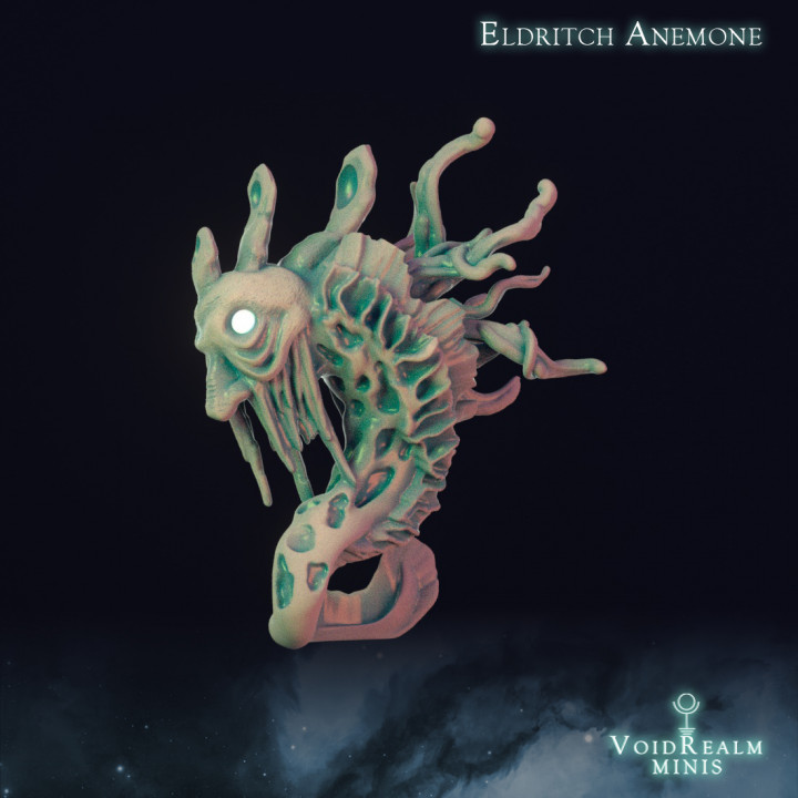 3D Printable Eldritch Anemone (2 variants) by VoidRealm Minis