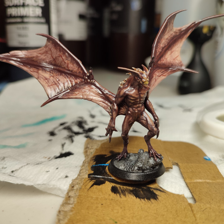 3D Print of Flying Vampire Stand by Dothemath