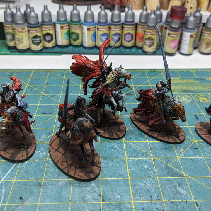 3D Print of Dread Horsemen x 4 by bobbosce