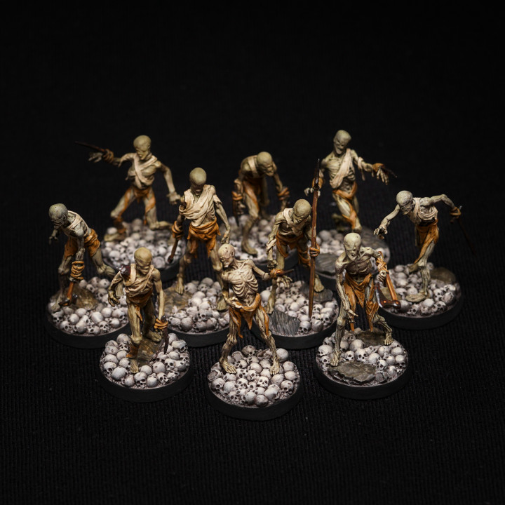 3D Print of The Restless Dead x 12 by taste_of_acryl