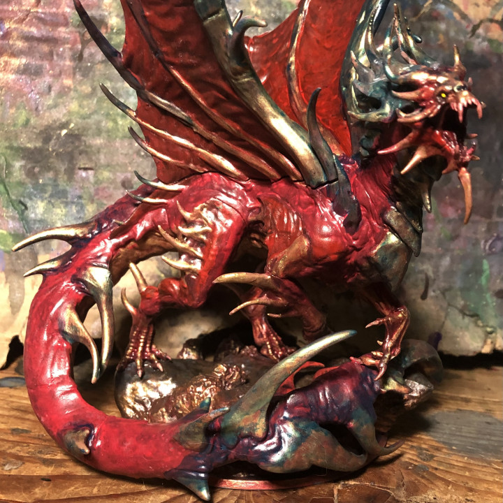 3D Print of Elder Blood Dragon by Zeph_Thrax