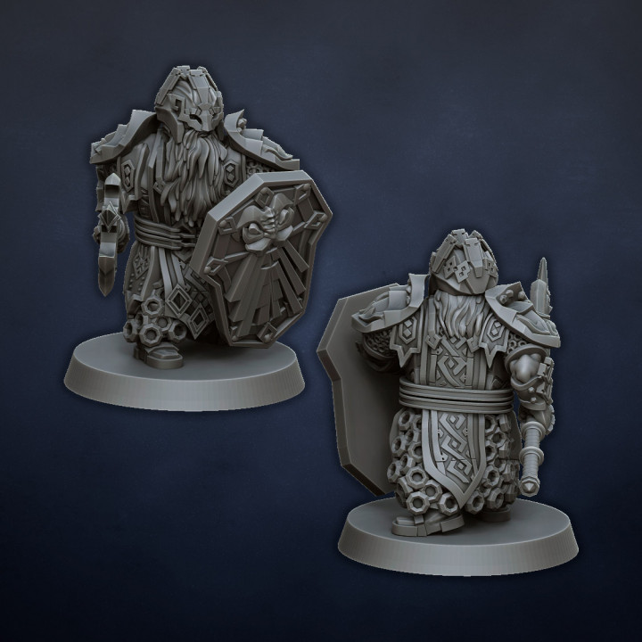 3D Printable Throne Guard by Dragon's Lake Miniaturas