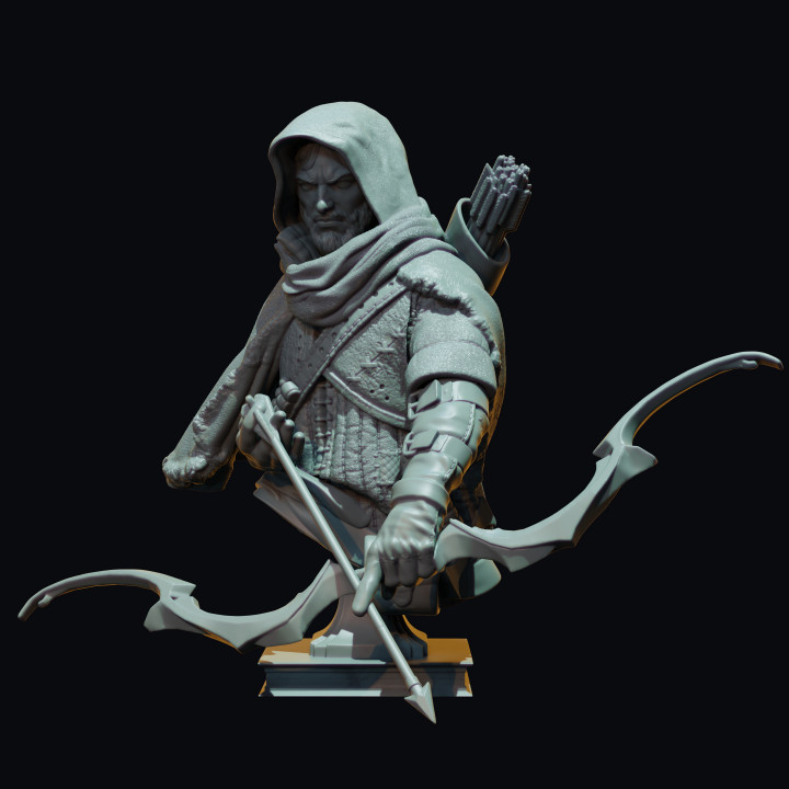 3D Printable Winford Demonsbane - Bust by Claymore Miniatures