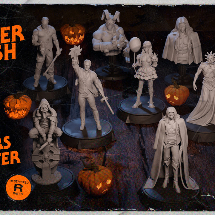3D Printable BUNDLE - THE MONSTER MASH by Cripta Studios