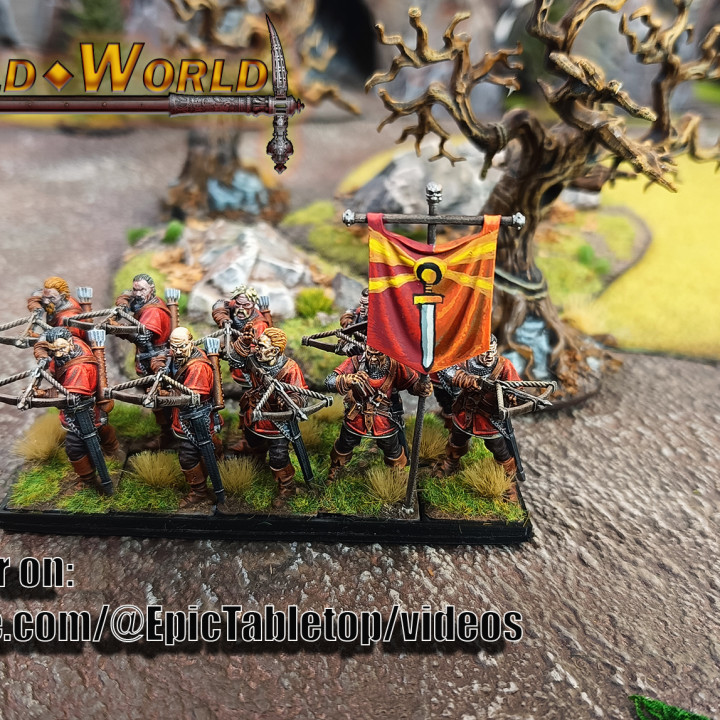 3D Print of REINHARDT'S CROSSBOWMEN by berdysz