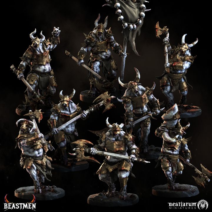 3D Printable The Beastmen - Part Two: Collection | Beastmen by ...