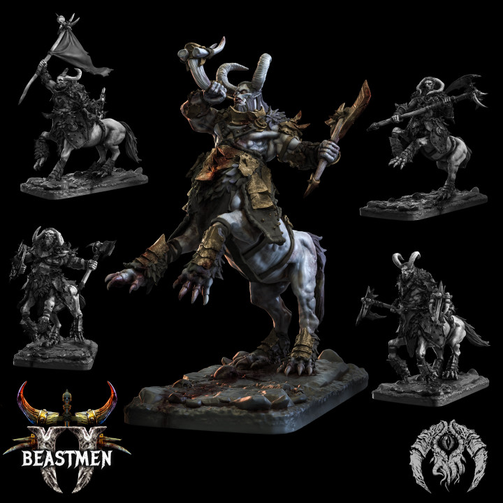Download The Beastmen - Part Two: Collection von Bestiarum Miniatures