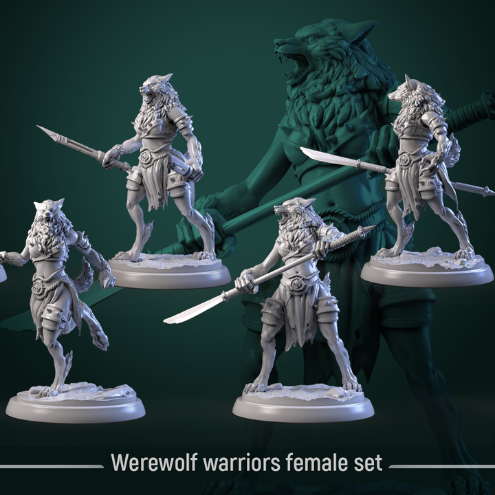 3D Printable 'Werewolf Madness' September 2022 release 26 STL's ...