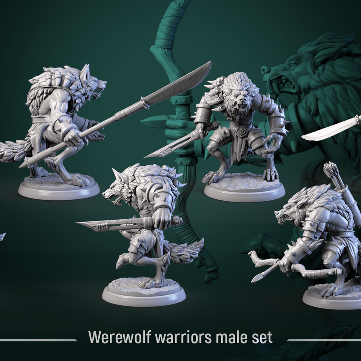 3D Printable 'Werewolf Madness' September 2022 release 26 STL's ...