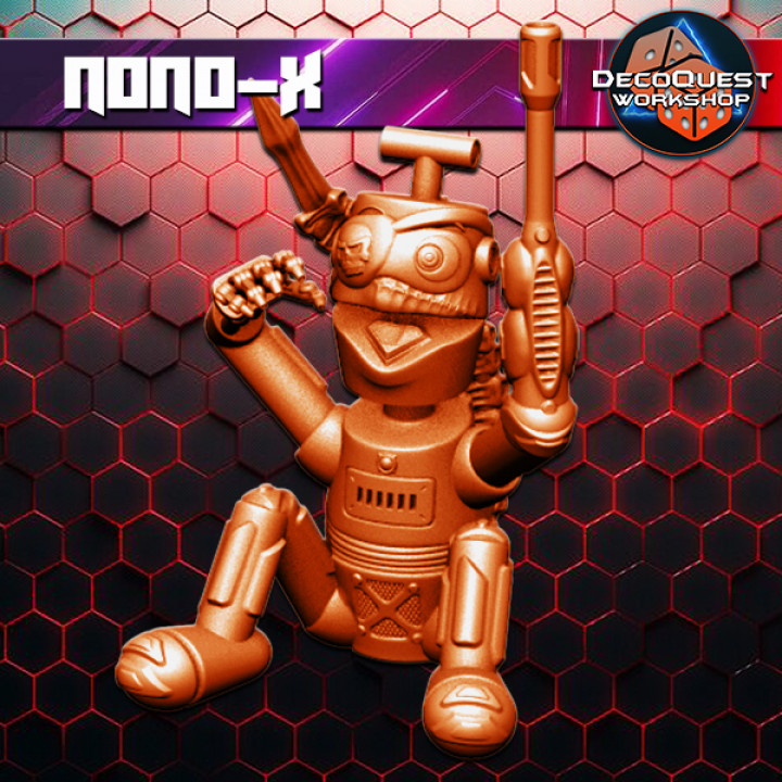 3D Printable NONO-X by DecoQuest Workshop
