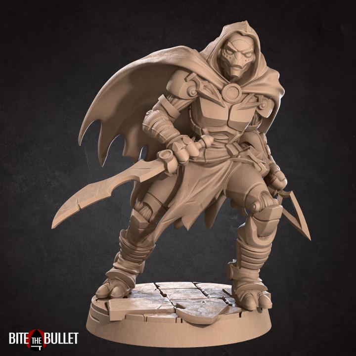 3D Printable Warforged Rogue (4 Versions) by Bite the Bullet