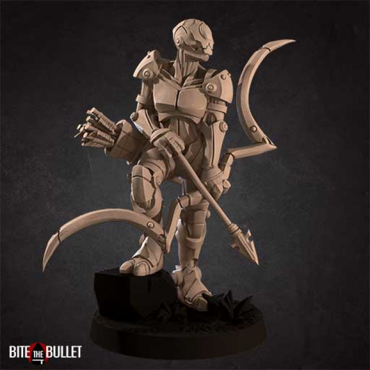 3D Printable Warforged Ranger (8 Versions) by Bite the Bullet