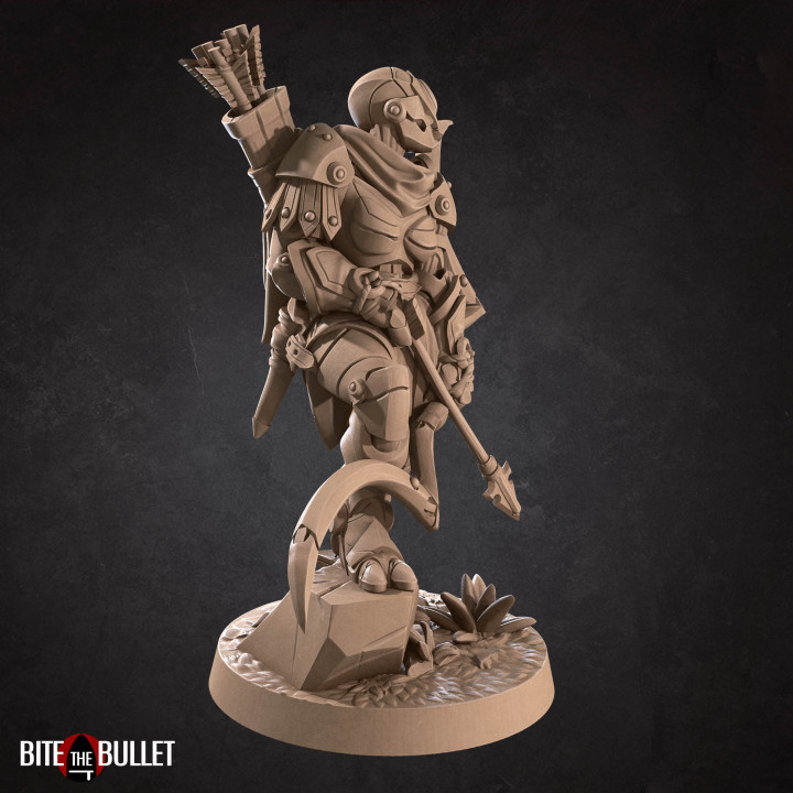 3D Printable Warforged Ranger (8 Versions) by Bite the Bullet