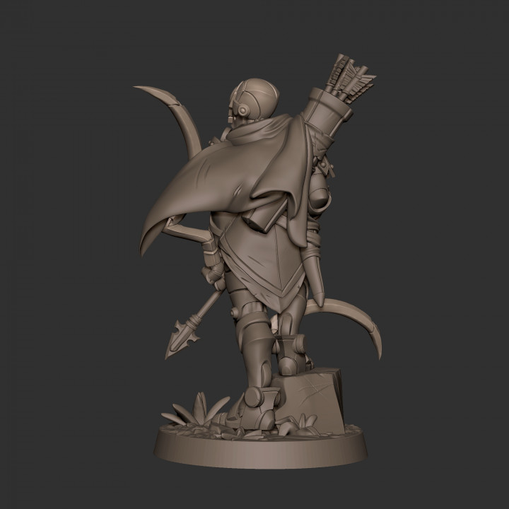 3D Printable Warforged Ranger (8 Versions) by Bite the Bullet