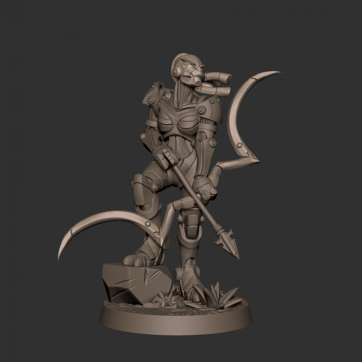 3D Printable Warforged Ranger (8 Versions) by Bite the Bullet