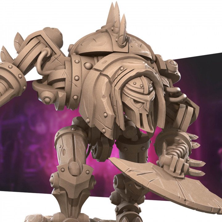 3D Printable Warforged Titan by Bite the Bullet