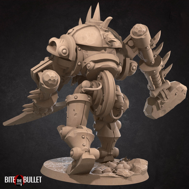 3D Printable Warforged Titan by Bite the Bullet