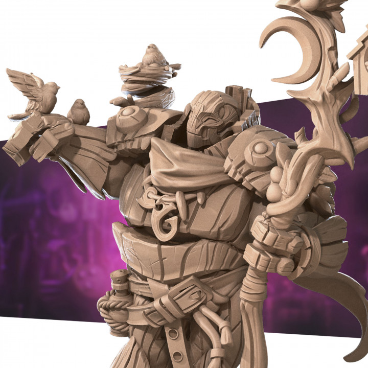 3D Printable Stumpy, the Warforged Druid by Bite the Bullet