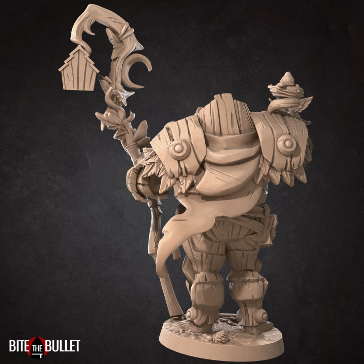 3D Printable Stumpy, the Warforged Druid by Bite the Bullet