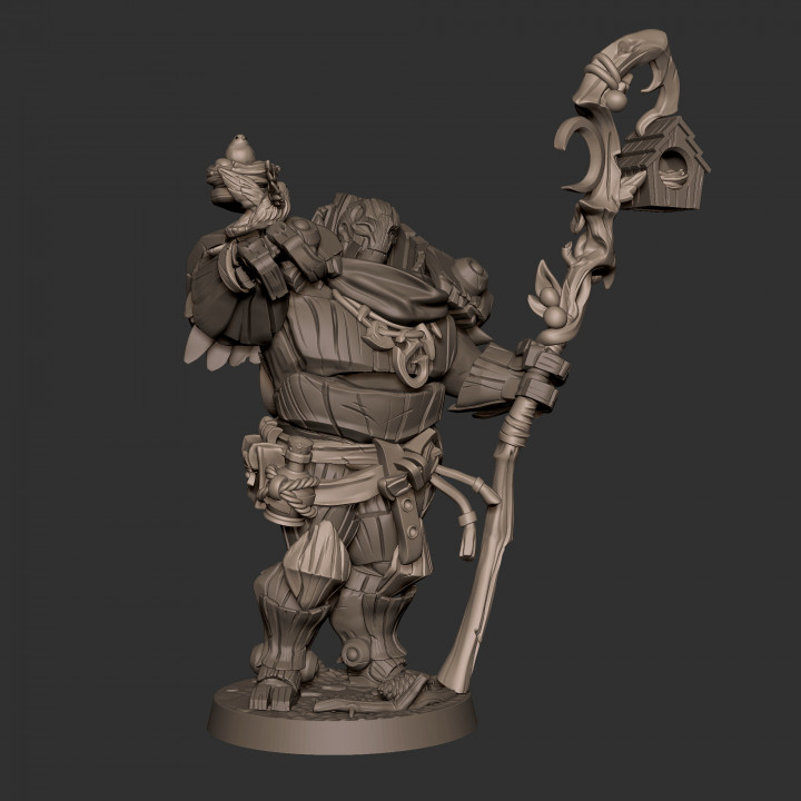 3D Printable Stumpy, the Warforged Druid by Bite the Bullet