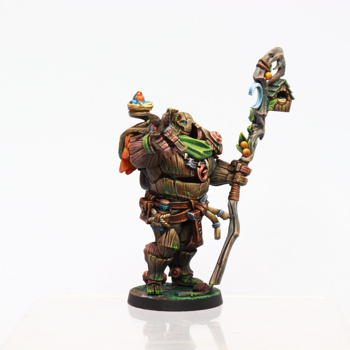 3D Printable Stumpy, the Warforged Druid by Bite the Bullet
