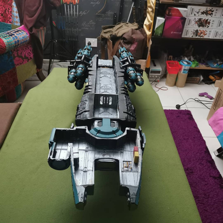 3D Printable Nemesis ship by The Miniature Underground