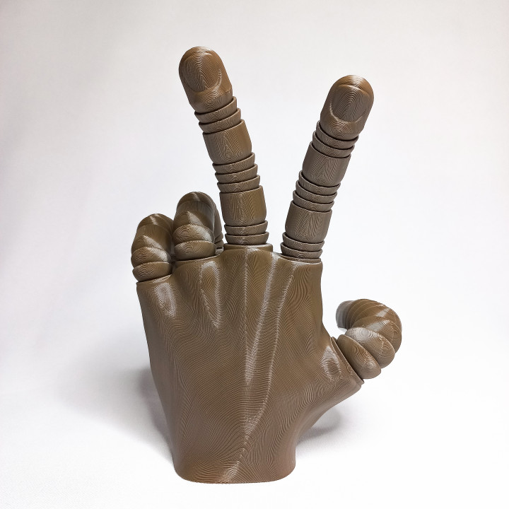 3D Printable ARTICULATED HANDS by Rogi Studios