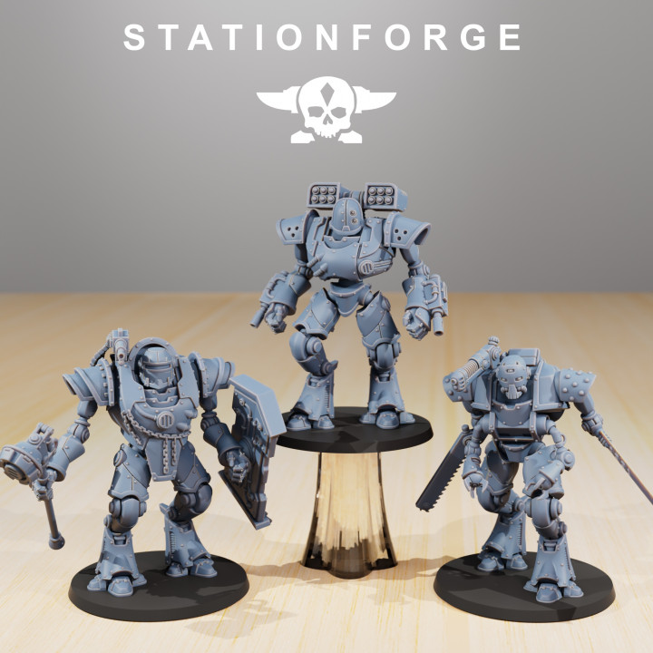 3D Printable Scavenger Exutars by Station Forge