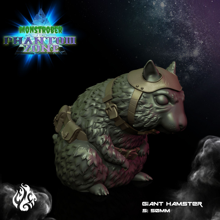 3D Printable Giant Hamster by Crippled God Foundry