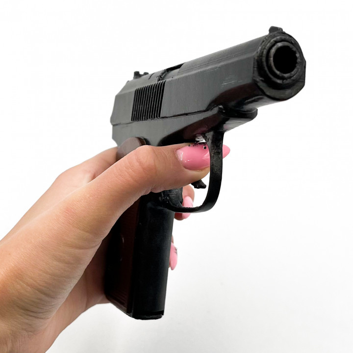 3D Printable Pistol Makarov Prop practice fake training gun by sliceables