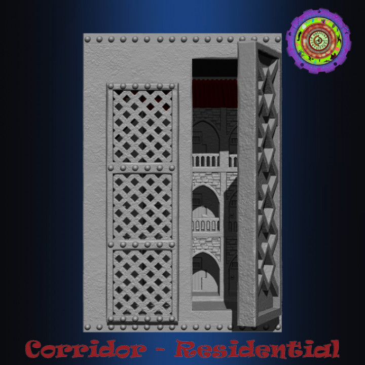 3D Printable Corridor-Residential by C2Dwellers