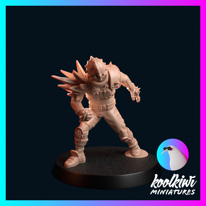3D Printable Fantasy Football - Tainted Outcasts - Lineman 8 by ...