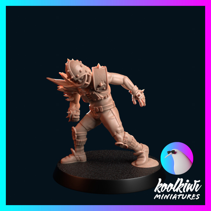 3D Printable Fantasy Football - Tainted Outcasts - Lineman 8 by ...