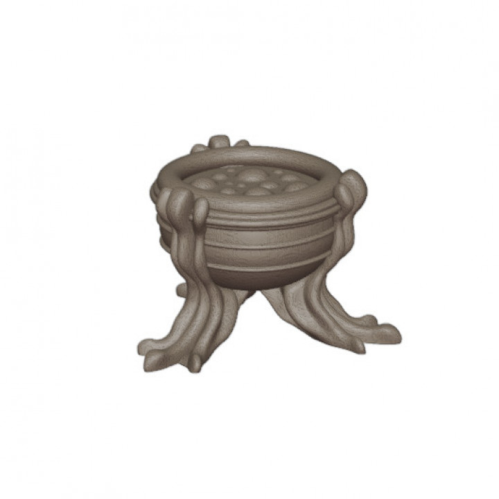 3D Printable Cauldron by Dani Amengual