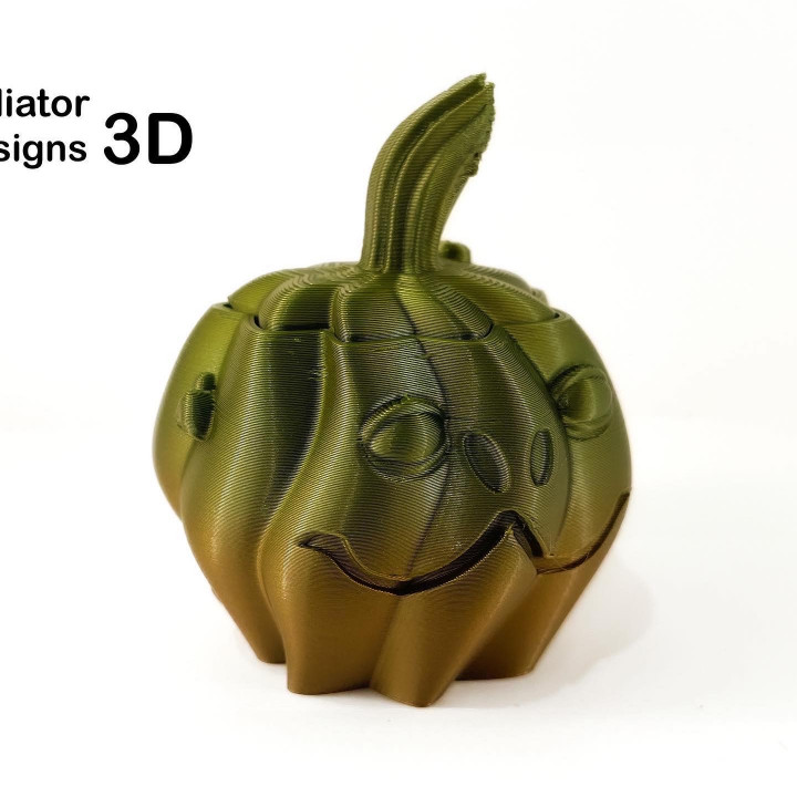 3D Printable Jack-O-Lantern Creature by Josh