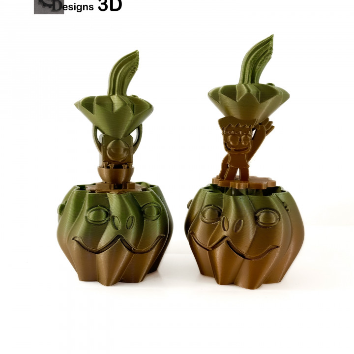 3D Printable Jack-O-Lantern Creature by Josh