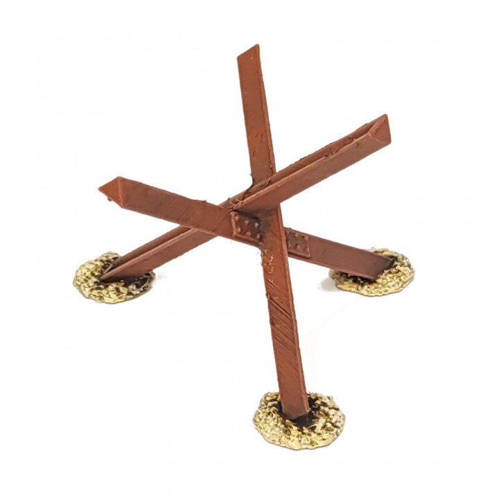 3D Printable Anti-tank Barricade by Dani Amengual