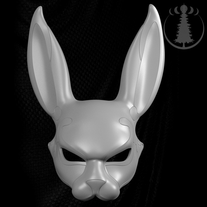 3D Printable MASK "RABBIT" by WichForest